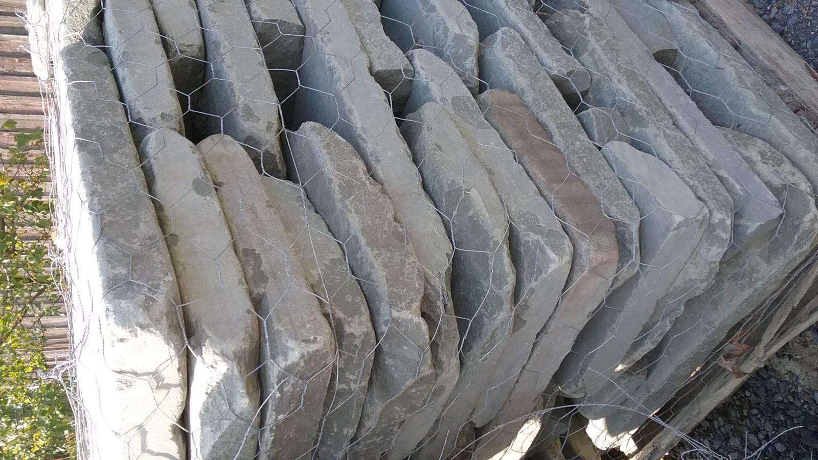 Tumbled Blue Stone At GrassMasters Landscaping - GrassMasters Landscaping